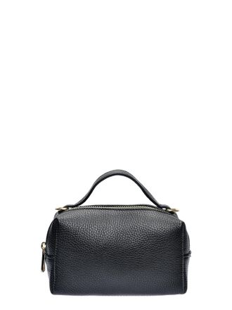 Isabella Rhea Schwarz Rindsledertasche