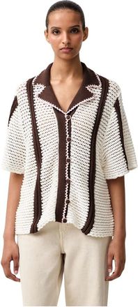 Stine Goya Femme, Blouses et Chemises, Beige, Taille: 38 FR Chemise ample
