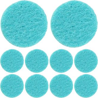 Happyyami ERINGOGO 50 St&uuml;ck Aromapads Rund aus Cellucotton &Auml;therische &Ouml;lpads f&uuml;r Luftbefeuchter und Duftanh&auml;nger Hochabsorbierend Kompakt und Tragbar Dufttablet