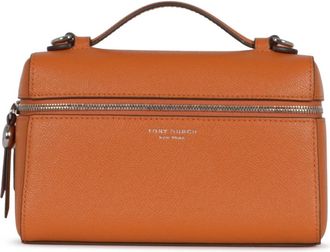 Tory Burch Femme, Sacs, Orange, Taille: ONE Size Slim Top Handle