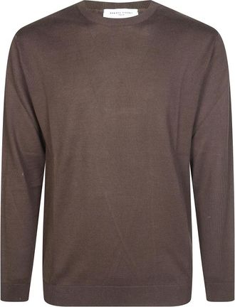 Daniele Fiesoli Homme, Pulls, Brun, Taille: XL Maglia GC Base Cotone