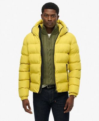 Superdry Veste matelass&eacute;e &agrave; capuche pour le sport