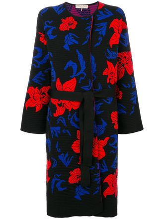 Pucci knit belted overcoat - Noir