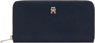 Tommy Hilfiger Geldb&ouml;rse Tommy Hilfiger Th Icon Lrg Za Nylon AW0AW17750 Dunkelblau