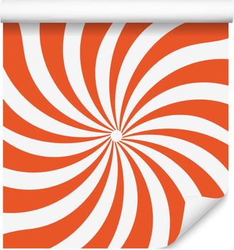 OEM Carta Da Parati In Stile Hippie Color Pesca E Bianco Per Soggiorno E Camera Da Letto, 50x1000 Cm
