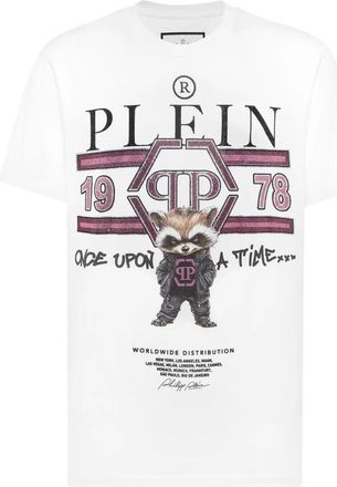 Philipp Plein t-shirt à imprimé graphique - Blanc