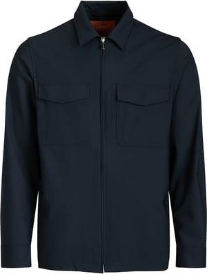 Cruna Veste col classique en laine vierge m&eacute;lang&eacute;e