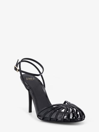 Alev&igrave; Womens Sandals Blake 95 Patent Leather Black