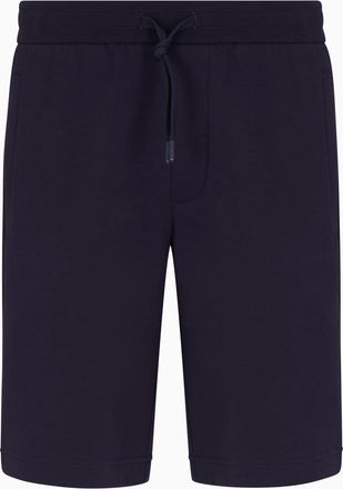 A|X Armani Exchange Herren Stretch Cotton Icon Shorts Hose, tiefes Marineblau, Mittel