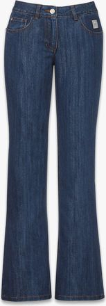 MCM Schlaghose aus Lurex-Denim