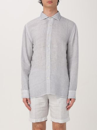 120% Lino Chemise 120% LINO Homme couleur Perle