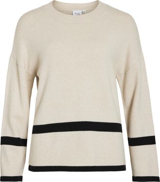 Vila Viril O-Neck Oversize L/S Knit Top- Noos