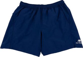 New Balance logo detail running shorts - Blau