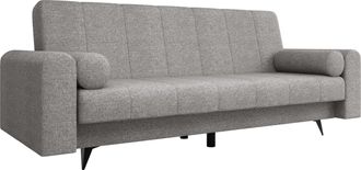 Mirjan24 Schlafsofa mit Bettkasten Zuri, Sofa mit Schlaffunktion, Polstersofa, Bettsofa, Couch, Bettfunktion, Couchgarnitur, Dauerschl&auml;fer-Sofa (Soul 17)