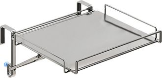 Garneck K&uuml;chenschrankt&uuml;r Organizer aus Edelstahl Faltbares K&uuml;chenregal mit Hoher Tragf&auml;higkeit Platzsparendes H&auml;ngeregal f&uuml;r K&uuml;che und Bad