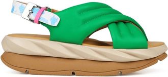 4CCCCees 4Ccccees, Femme, Chaussures, Vert, Taille: 38 EU Sandales Plates