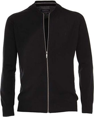 Casamoda Casamoda Cardigan uni pour homme, Noir, XXXXXL