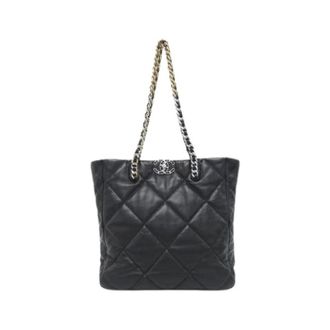 Chanel Pre-owned 19 Lambskin Schultertasche - - Pre-owned - Damen - Schwarzk - ONE SIZE