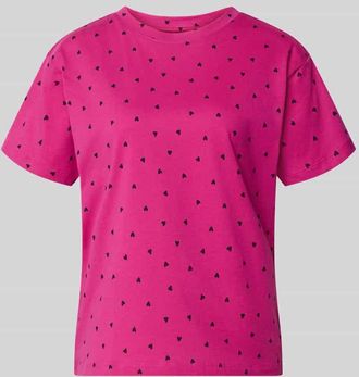 Jake*s Casual Pyjama-Oberteil mit Rundhalsausschnitt