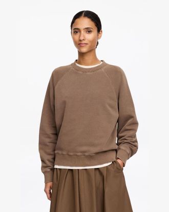 Arket Frottee-Sweatshirt -Braun