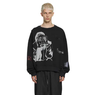 Song for the Mute Peaking Kid Relaxed Sweatshirt