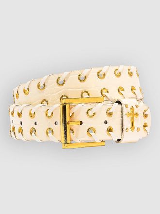 Ninth Hall Lace Up Ceinture blanc