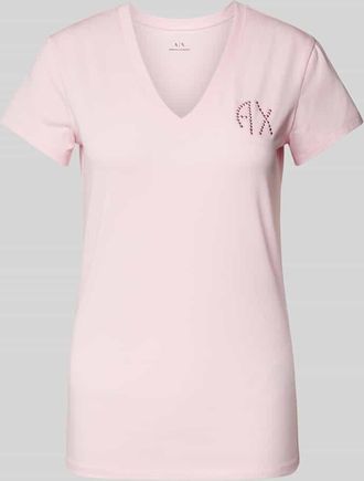 A|X Armani Exchange T-Shirt mit Label-Detail