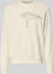 Fynch-Hatton Sweatshirt mit Rundhalsausschnitt und Stitching