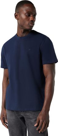 Calvin Klein Jeans Herren SS Classic Monogram Tee LV04RD254G Tees, Blau (Dark Sapphire), M, Blau (Dark Sapphire), M