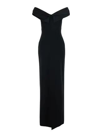 Solace London Womens Dress Adele Black Polyester