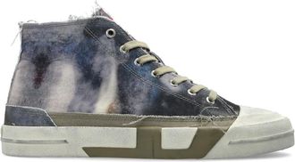 Diesel Homme, Chaussures, Bleu, Taille: 45 EU S-D-Verse MID 2 Baskets montantes
