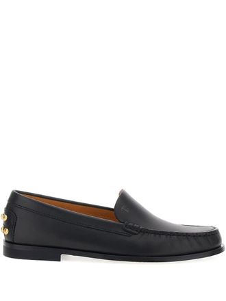 Tod's Loafer mit Nieten - Schwarz