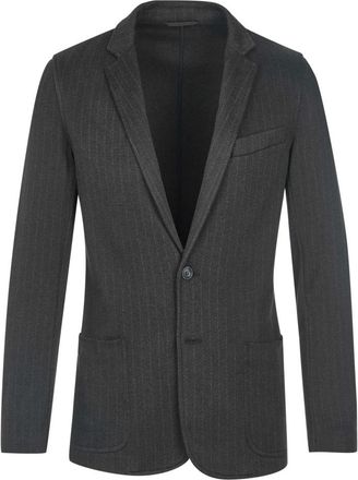 Trussardi Pinstripe Blazer - - Jackets - Herren - Grau - S