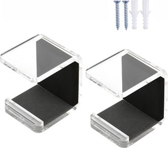 Generico St&auml;nder f&uuml;r Hockeyschl&auml;ger, robuster Acrylst&auml;nder mit rutschfesten Pads, 2-teiliges horizontales, sichere Passform ohne Kratzer, Ausr&uuml;stung