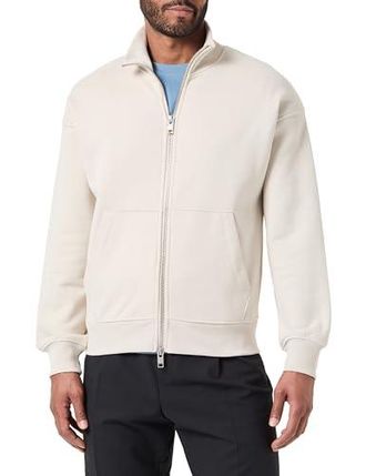 Jack & Jones Jorvolume Sweat zippé col Haut Blk Maillot de survêtement, Beige Clair, L Homme