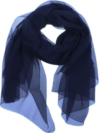 Alberta Ferretti Femme, Accessoires, Bleu, Taille: ONE Size Foulard en soie