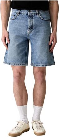 Off-white Short en jean Half Arrow - Homme - Shorts - Bleu - Taille: W33