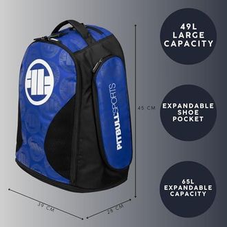 Pitbull Pitbull Pit Bull West Coast Sac &agrave; dos de sport pour homme Taille moyenne, bleu, taille unique