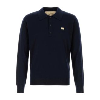 Valentino Garavani VLogo Signature Polo - - Tops - Herren - Blau - M