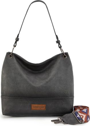 Montana West Wrangler Hobo-Taschen f&uuml;r Damen, veganes Leder, Tragegriff oben, Geldb&ouml;rsen und Handtaschen, Medium