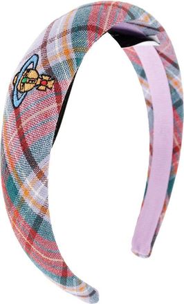 Vivienne Westwood Rtw Tartan Slim Hairband