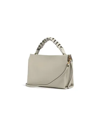 Coccinelle Womens Hobo Bag Eucalyptus-Mud Double Grainy Leather - Handbags Eucalyptus/mud