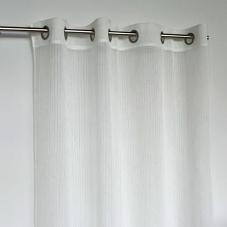 HOME MAISON Vorhang aus Seide, weiß, 140 x 240 cm