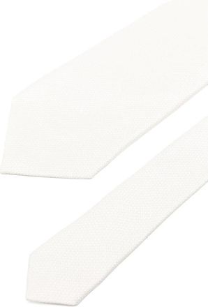 Tom Ford Textured Silk Necktie - White