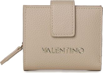 Valentino Alexia Zip Around Wallet Ecru