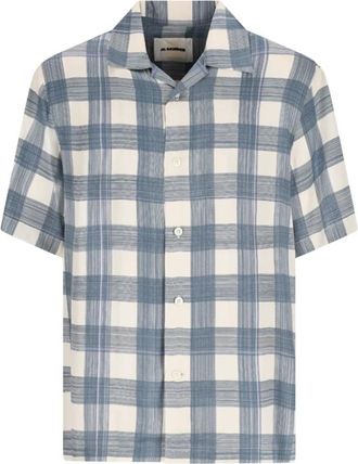 Jil Sander Homme, Chemises, Bleu, Taille: L Shirt 198