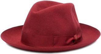 Borsalino Caps & M&uuml;tzen - Hats Bordeaux - Gr. 58 - in Rot - f&uuml;r Damen