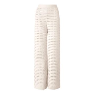 Genny Femme, Pantalons, Blanc, Taille: 34 FR Pantalon
