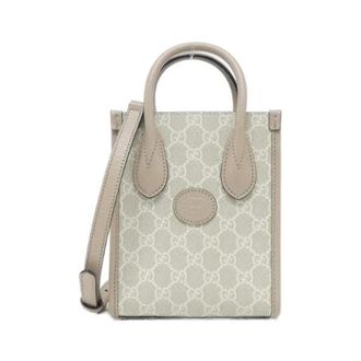 Gucci Sac bandouli&egrave;re en toile GG Supreme cuir Pre-owned - Femme - Pre-owned - Beige - Taille: ONE Size