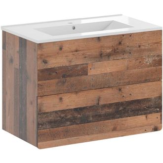 Vicco Ensemble de meubles de salle de bains Izan, Oldstyle, 2 pi&egrave;ces
